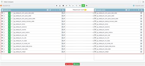 bulk data comparison using mapping file rightdata