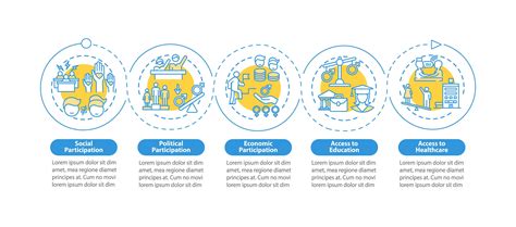 Gender Gap Criteria Vector Infographic Template Vector Art At Vecteezy