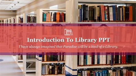 introduction to library ppt