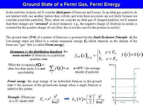 Degenerate Fermi Gas Ground State Of A Fermi