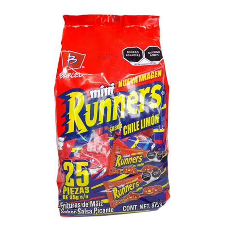 Mini Runners Pack 35g 25pz Barcel Dulcerías Y Abarroteras Vázquez