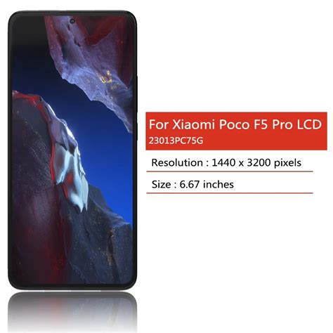 6 67Original For Xiaomi Poco F5 Pro LCD Display Digital Touch Screen With Frame For Poco F5Pro