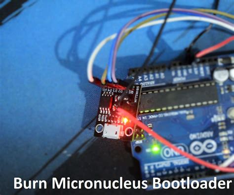 Burn Or Flash Micronucleus Bootloader On Attiny Chips Using Arduino Uno Arduino Burns Technology