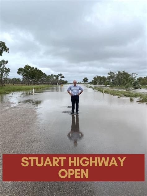 Update Stuart Highway The Stuart Highway Is Now Open Between Tennant
