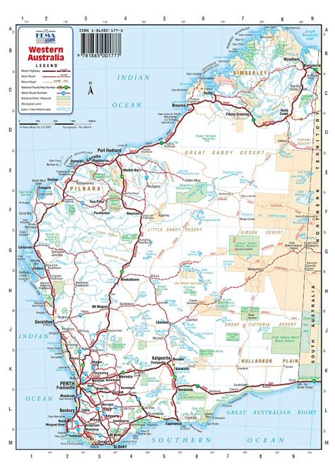 Wa Map Australia