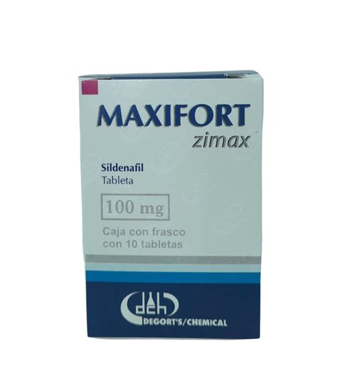 Maxifort Zimax Sildenafil Tab 100 Mg C 10 Degorts Drogueria Online