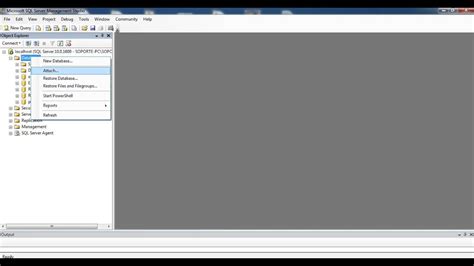 Exportar E Importar Una Base De Datos En Sql Server 2008 Youtube