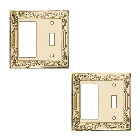 2 Victorian Switch Plate Gfi Toggle Pvd Solid Brass Renovators