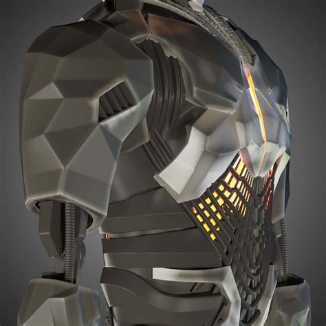 Cyborg From Justice League 3d Model By Zifir3d
