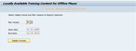 LSO LOCAL CONTENT SAP Tcode Locally Available Course Content