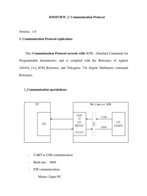 dmmview c communication protocol 1 0 pdf computer data computer
