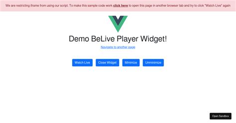 Demo Lora In Vuejs Codesandbox