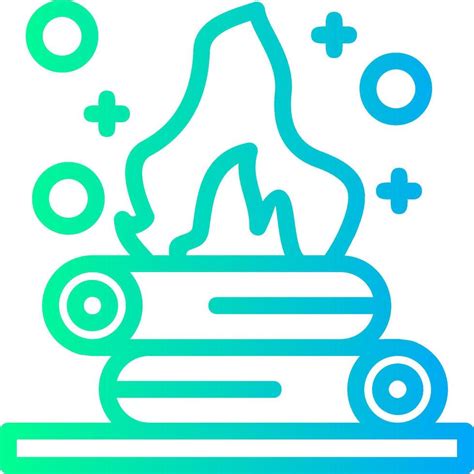 Campfire Linear Gradient Icon 39531404 Vector Art At Vecteezy