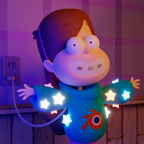 Mabel From Gravity Falls Finished Projects Blender Artists Community