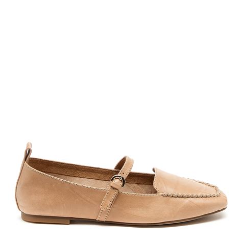 Womens Kelsi Dagger Brooklyn Ferry Bison Mary Jane Flats Kelsi Dagger Bk