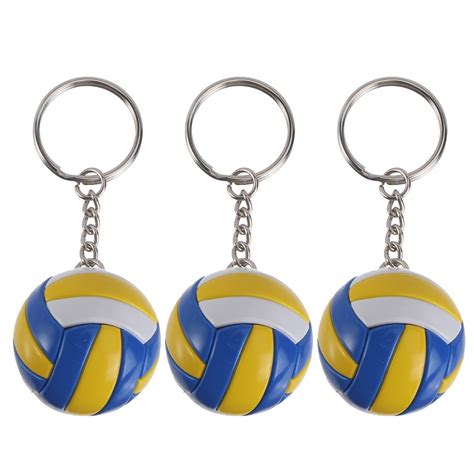 Llaveros Colgantes De Voleibol De Imitación Recuerdo Deportivo De