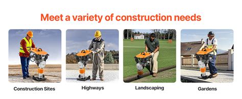 Vevor 6 5 Hp 196 Cc Fuel Power Jumping Jack Vibratory Rammer Tamper Compactor Vevor Eu