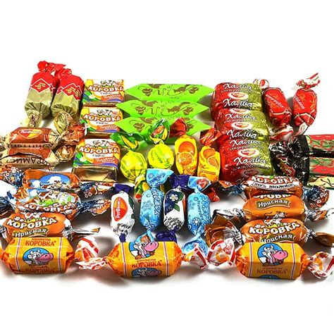 Russian Sweets Candy Mix Chocolate Toffee And Hard Candies Assortment