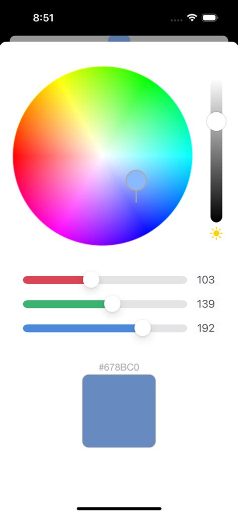 Github Iosdevswswcolorpicker This Library Provides Hsv Color Picker