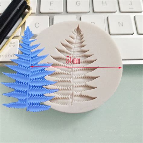 Diy Leaf Shape Silicone Fondant Cake Mould Flexibl Grandado