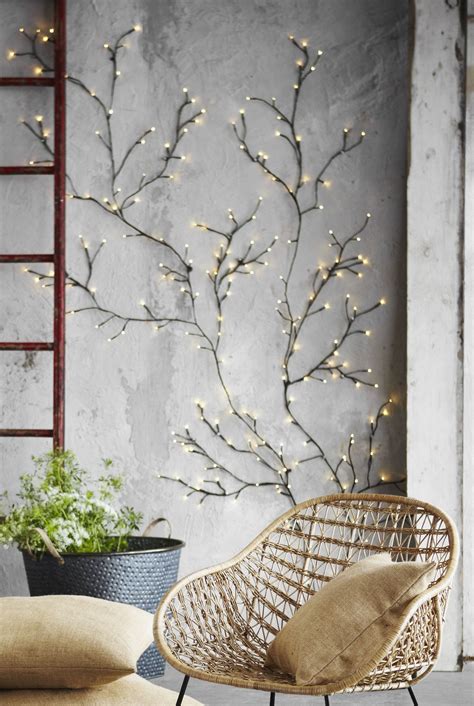 Lighted Wall Branch Wall Decor Bedroom Decor Wall Art Lighting