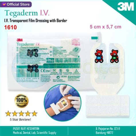 Jual 3m Tegaderm Iv Film 5cm X 57cm 1610 Per Pcs Di Seller Sam Medical