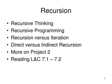 Ppt Recursion Powerpoint Presentation Free Download Id5579872