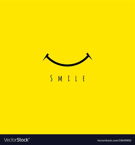 Smile Template Design Royalty Free Vector Image