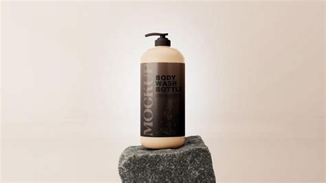 Premium Psd Body Wash Bottle Mockup