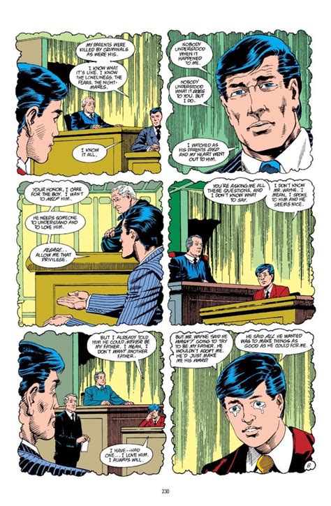 [comic Excerpt] Why Bruce Wayne Didnt Adopt Dick Grayson Batman 439