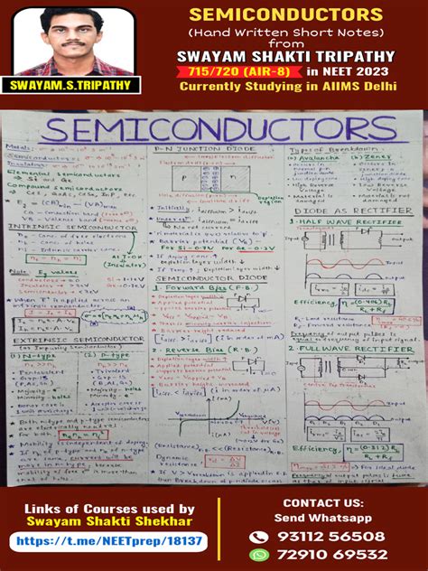 Semiconductors Short Notes Pdf