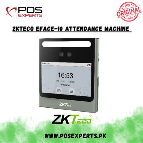 Pos Experts Zkteco Eface 10 Attendance Machine