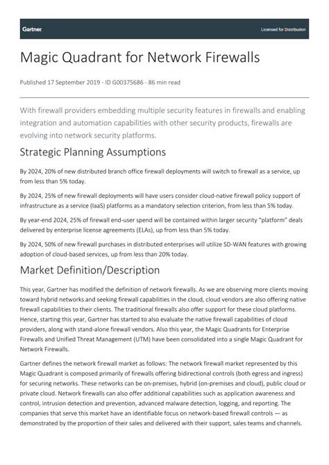 Pdf Magic Quadrant For Network Firewalls Dokumen Tips