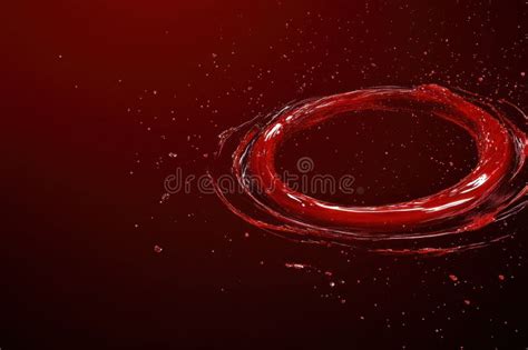 Fiery Glow Red Light Background For Dramatic Effect Stock Illustration