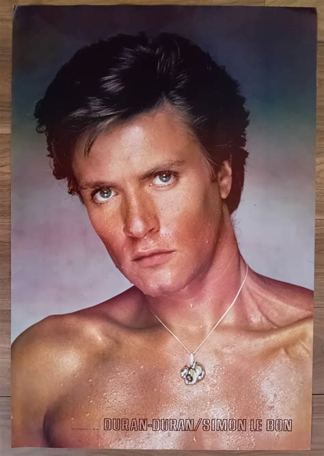 Duran Duran Simon Le Bon Authentic 1980s Poster Etsy