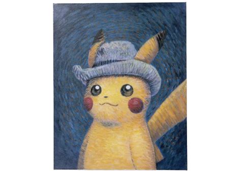 Pokemon Center X Van Gogh Museum Pikachu Inspired By Self Portrait