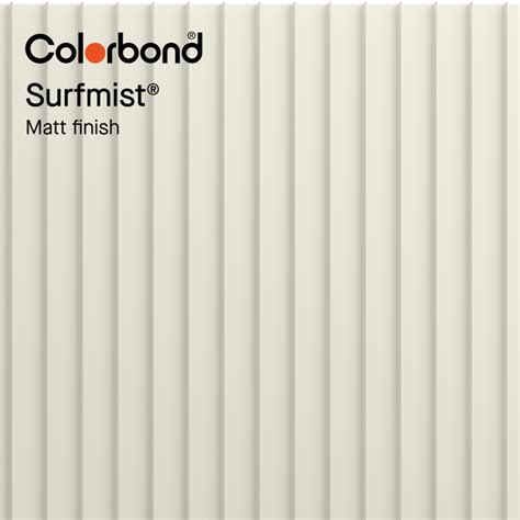 Surfmist® Matt Finish Standing Seam Profile By Colorbond® Steel Style Sourcebook