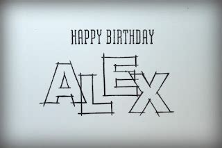 Karen Day Cards Alexs Birthday Card