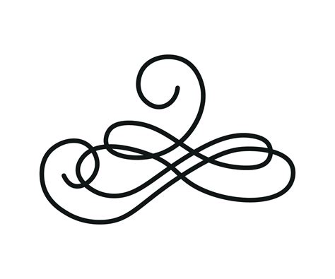 Vector Illustration Of Linear Squiggle 19020182 Vector Art At Vecteezy