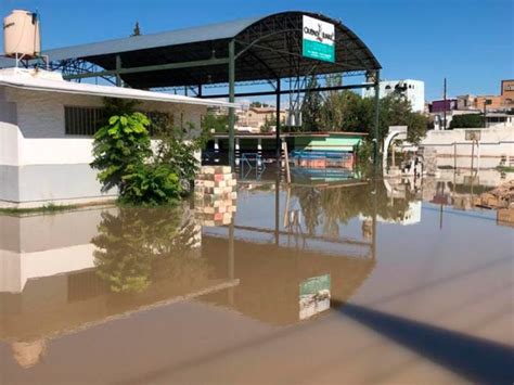 Lluvia Inunda Escuela Del Poniente Cancelan Actividades Norte De