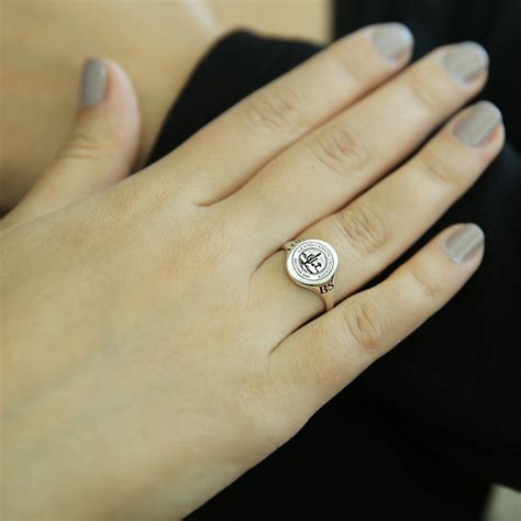 Sterling Silver Class Ring University Ring Gradiation T Etsy