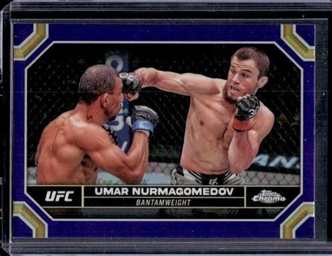 Umar Nurmagomedov 2024 Topps Chrome Ufc 189 Purple Refractor Price