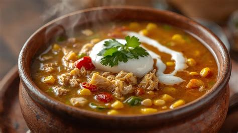 Chicken Corn Tortilla Soup Recipe Cozy Zesty High Protein