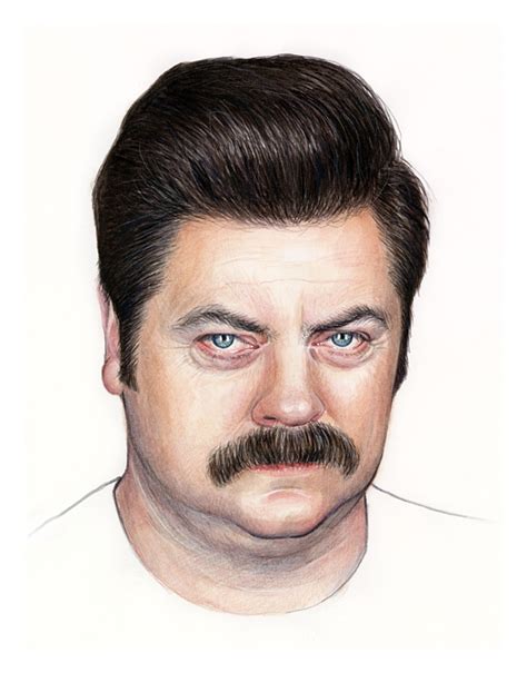 Ron Swanson Mustache Chest
