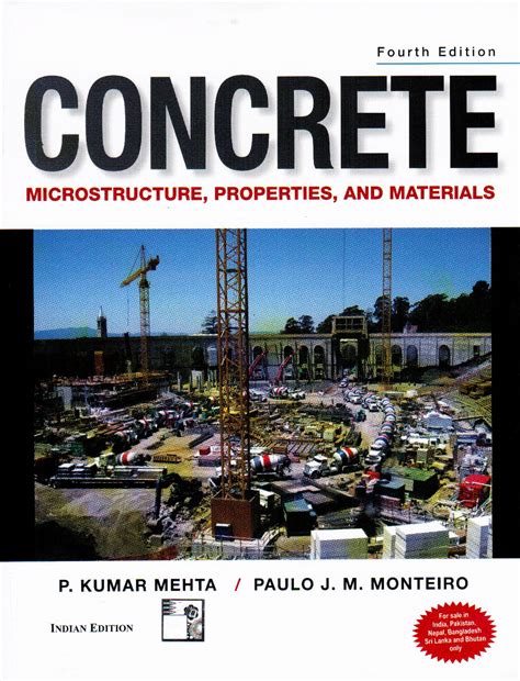 Concrete Microstructure Properties And Materials 4th Edition Paulo J M Monteiro