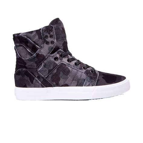 Supra Womens Skytop Blackcamowhite Infamous Mx