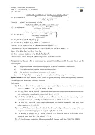 Common Fixed Point Theorems Using Faintly Compatible Pdf