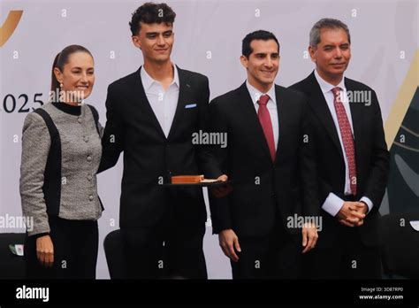 2025 National Sports Award Ceremony Mexicos Cyclist Isaac Del Toro