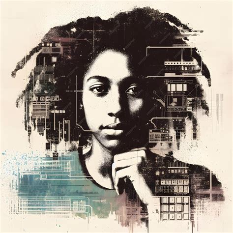 Premium Ai Image Young Black Computer Scientist Technology Enthusiast Background Image