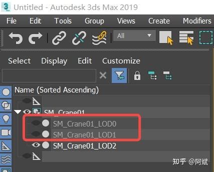 UE 导出的fbx在 dmax中显示不正确 模型看起来被减面 点被合并 其实是LOD显示不完整 知乎